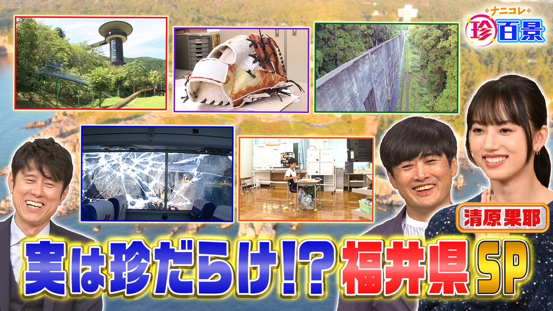 ナニコレ珍百景 福井の知られざる魅力珍百景SP＆女子高生の大発見＆二刀流だらけの商店街（2024/10/20放送分） | バラエティ・音楽の動画配信はTELASA(テラサ)-見逃し配信＆動画が見放題